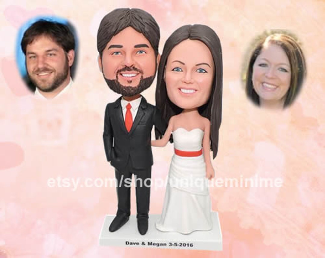 Custom Wedding Cake Toppers/ Figurine/ Personalized/ Birthday Cake ...