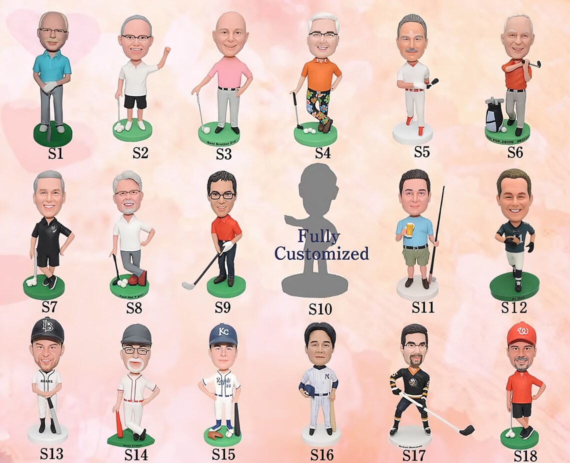 Custom Bobblehead Based on Your Photos and Ideas Personalized - Etsy