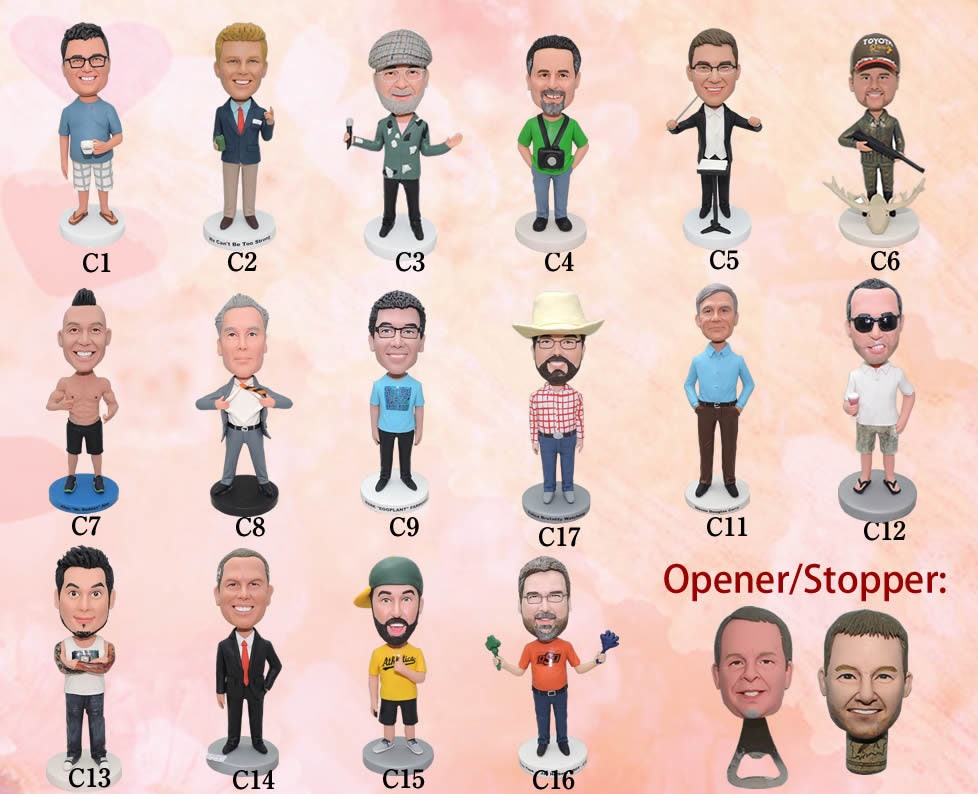 Custom Bobblehead Based on Your Photos and Ideas Personalized - Etsy