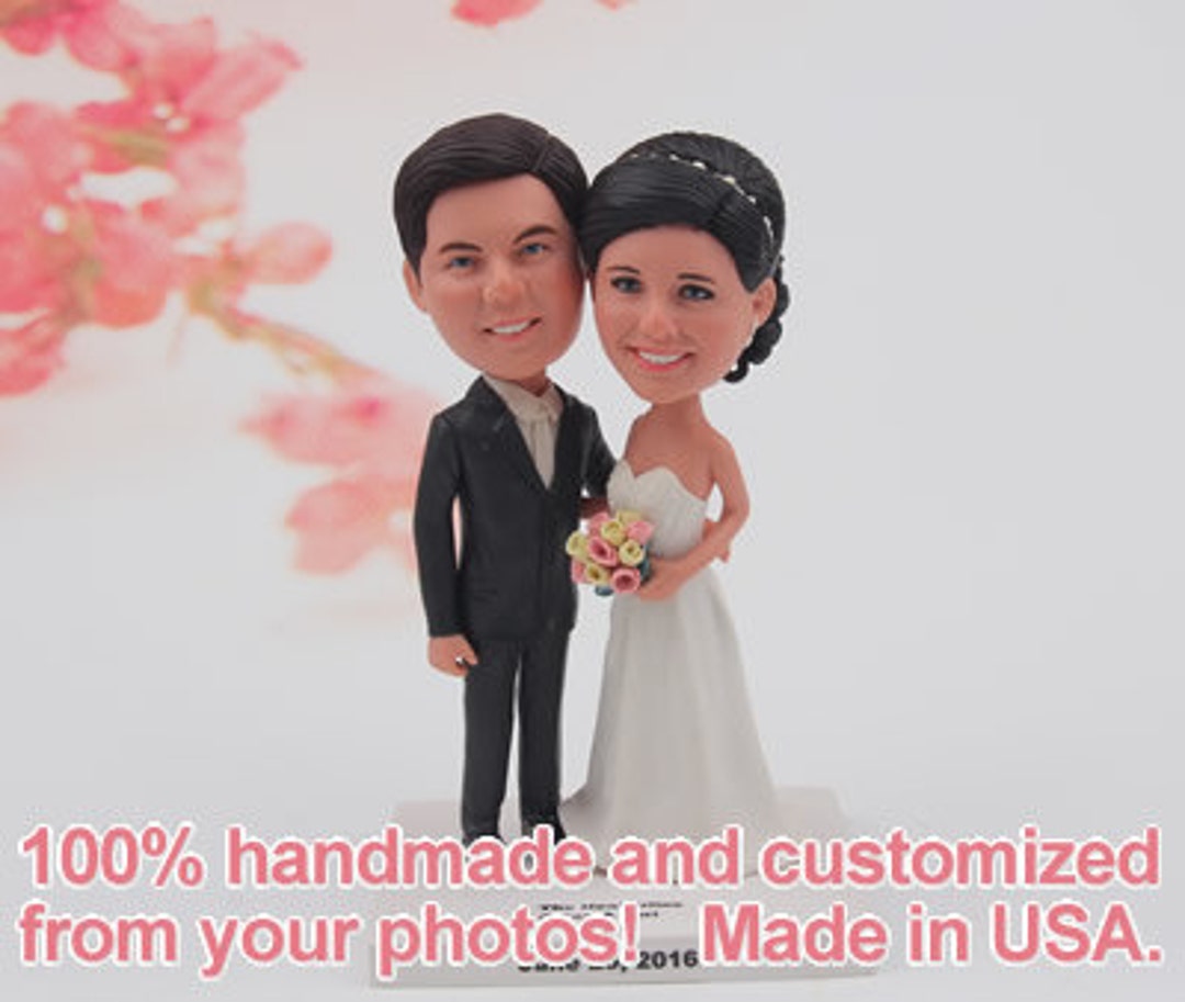 WEEDING CAKE TOPPER, Custom Weeding Cake Topper, Personalized Wedding ...