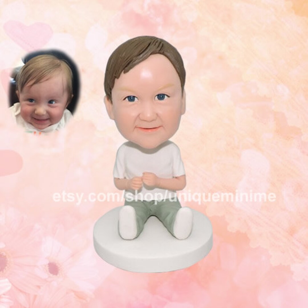 Bobblehead Doll - Birthday Gift - New Baby Gift - Newborn Baby - Child ...