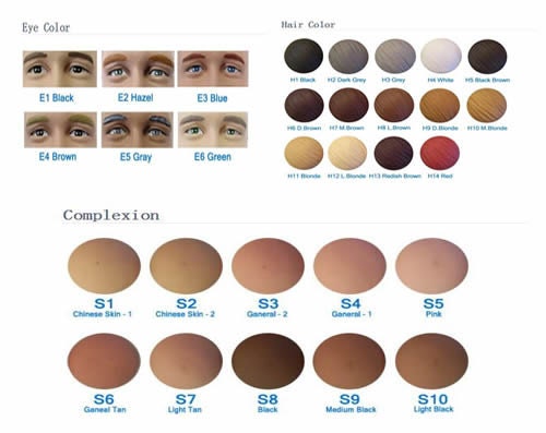 Color Chart - Etsy