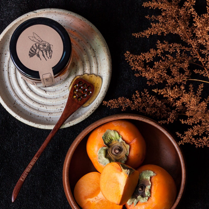 Honey Dipper With Hex Holes Unique Custom - Etsy Canada