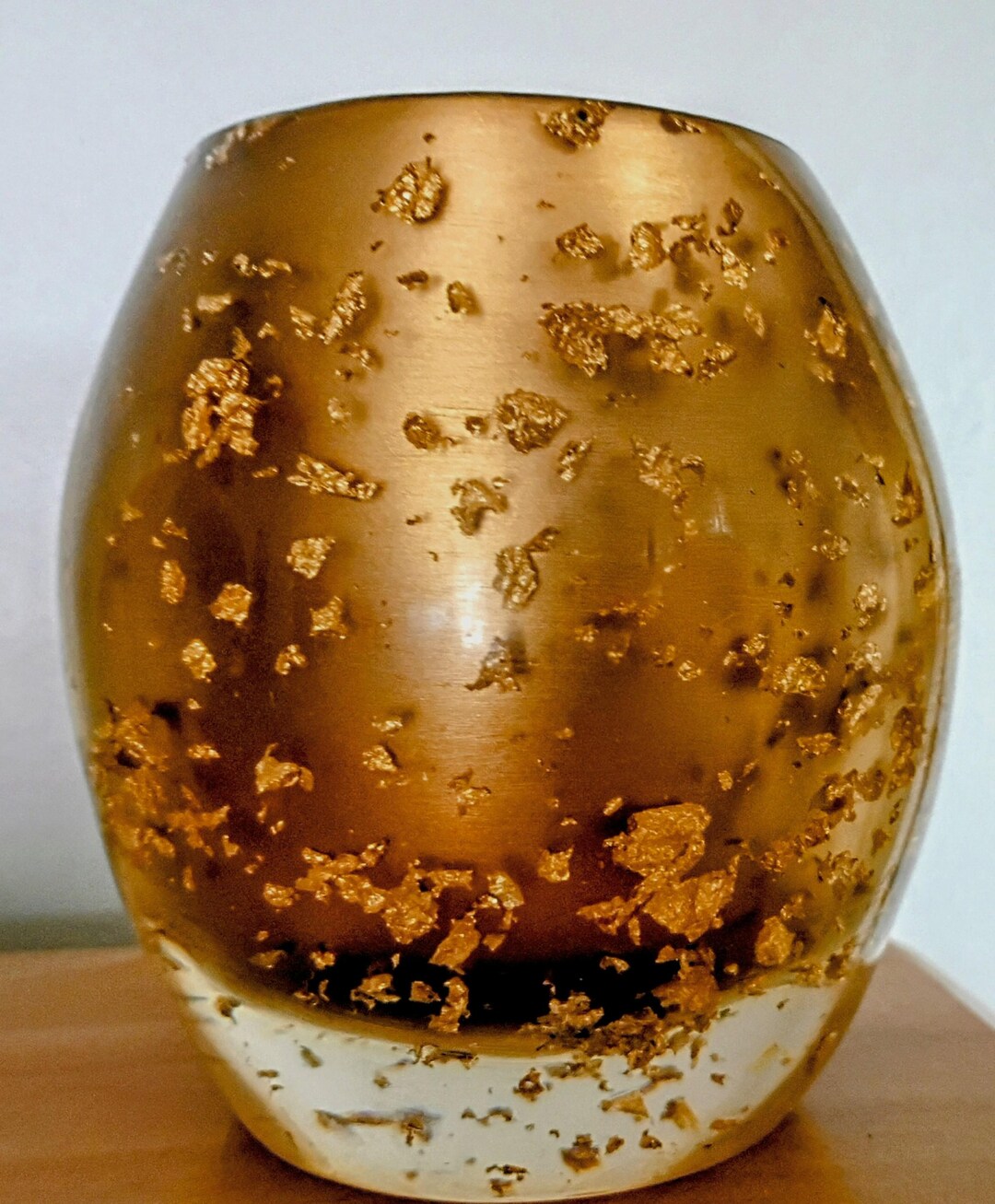 Nicole Miller Vtg Bathroom Accessory 1990's 'gold Flake' Votive Candle ...