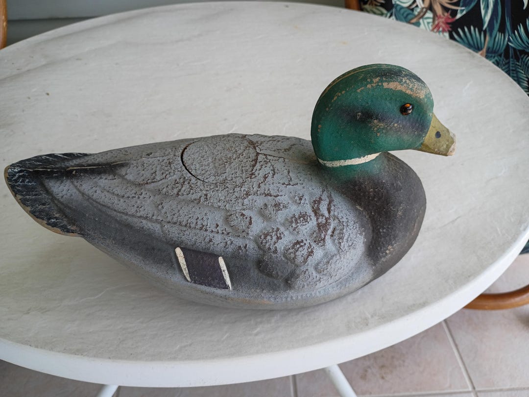 Decoy Duck Vtg 50's-60's Paper Mache Pre Used Ariduck St Louis - Etsy