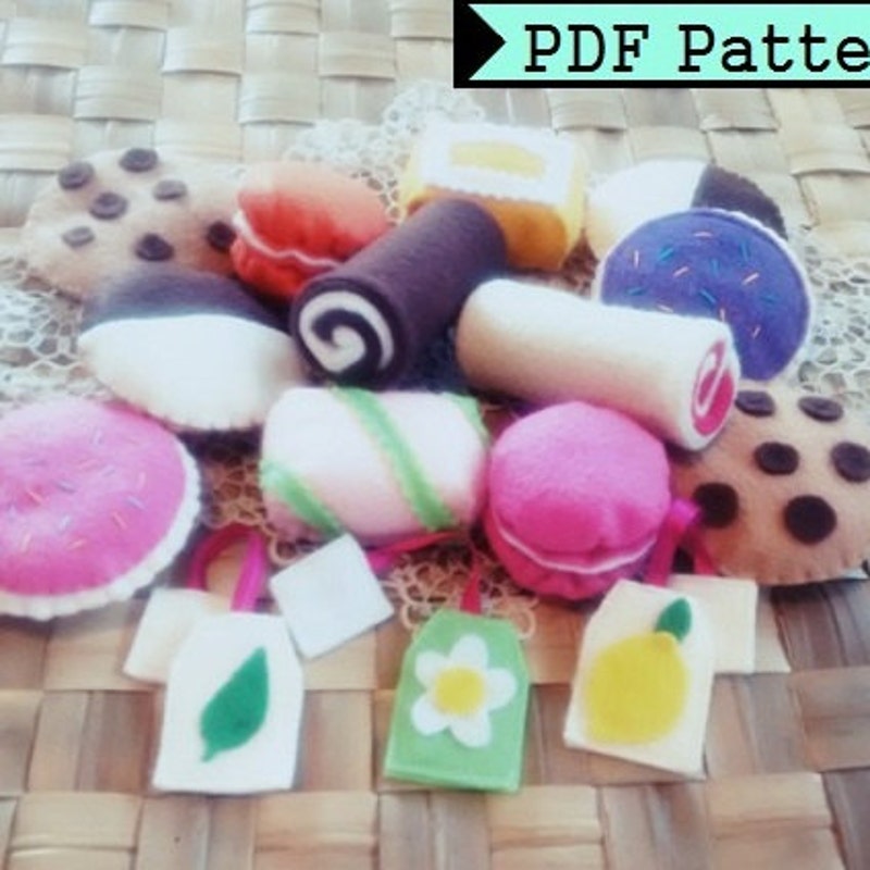 Felt Tea Set - Etsy