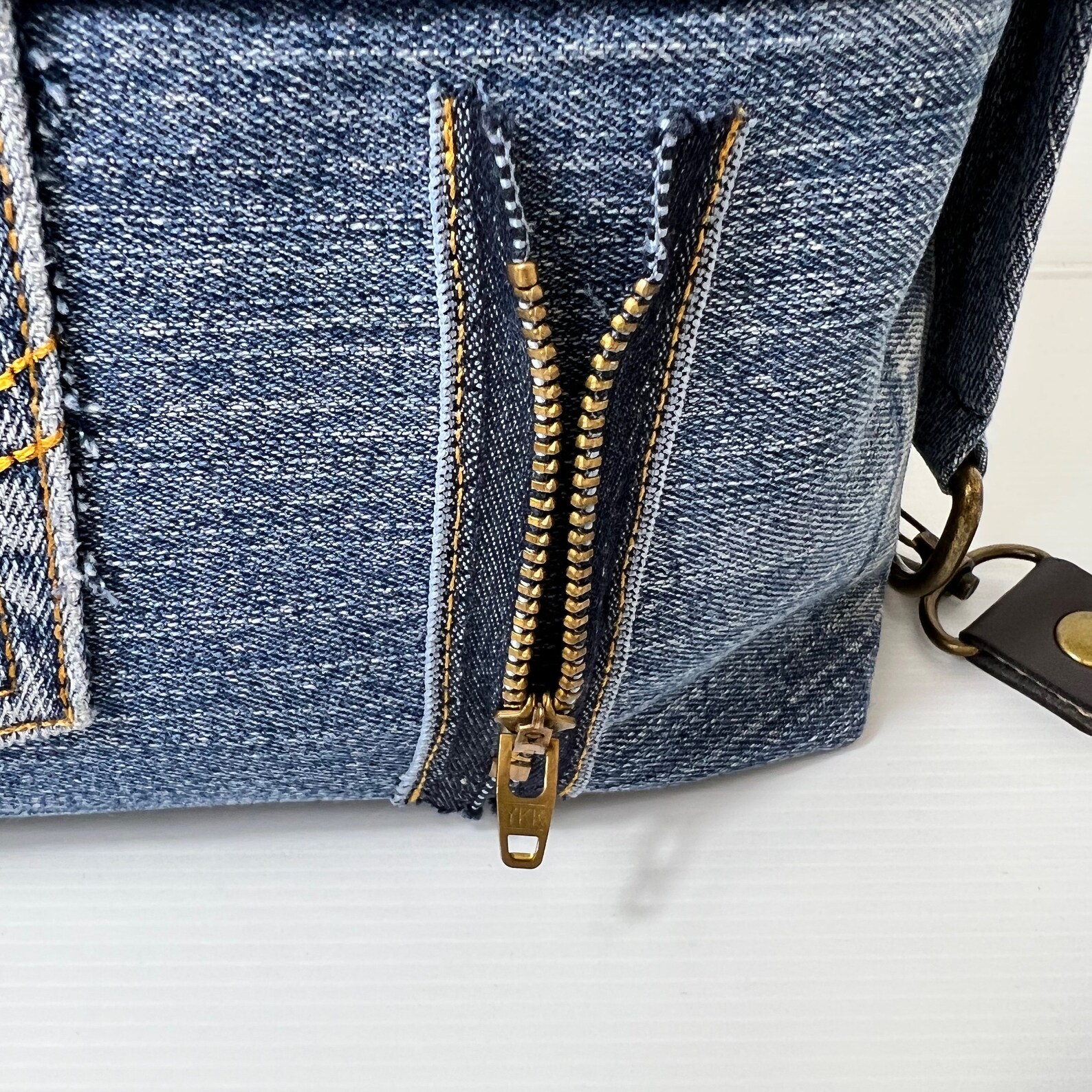 Cross Body Bag, Up-cycled Denim Pouch, Unisex Jeans Purse, Repurposed ...