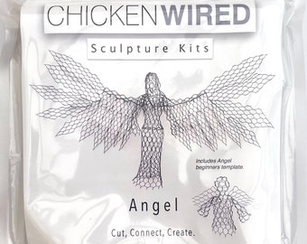 Wire Angel Sculpture - Etsy
