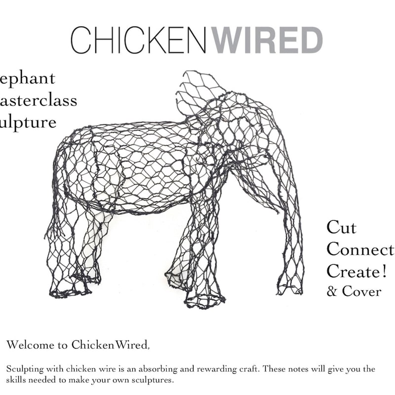 Wire Elephant - Etsy