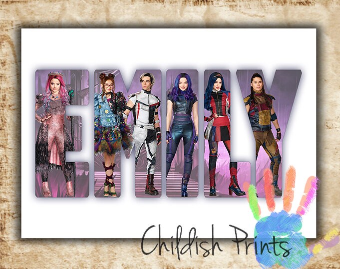 Custom Character Name Art Gift Idea Printable Other Theme - Etsy