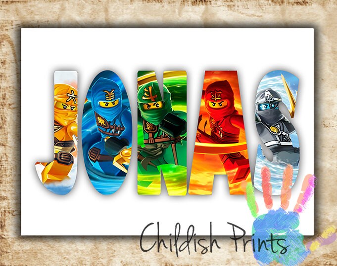 Custom Character Name Art Gift Idea Printable Other Theme - Etsy