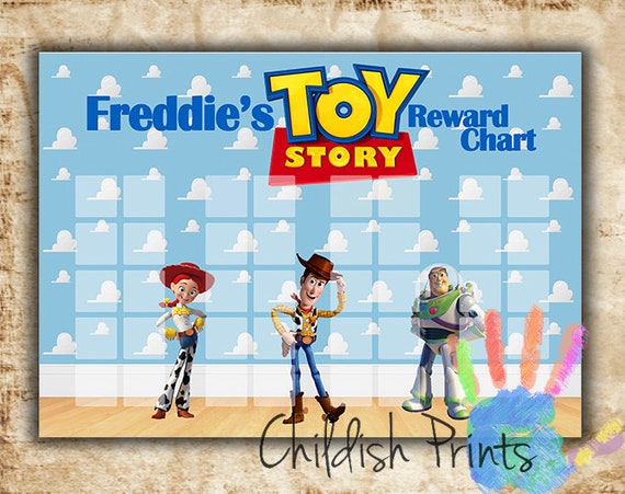 TOY STORY Themed Chore Behaviour Reward Chart Woody Buzz | Etsy Australia