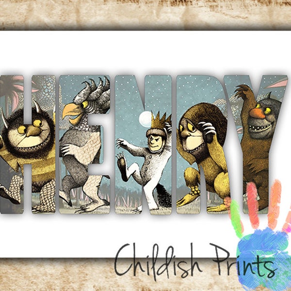 Where the Wild Things Are Wall Art - Etsy