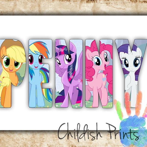 INSTANT DOWNLOAD - EDITABLE My Little Pony Thank You Tag - Etsy Australia