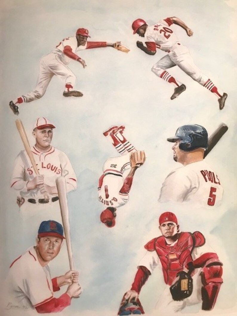 St. Louis Cardinals Legends - Etsy