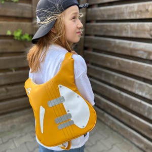 Toddler Kid Guitar Backpack, Custom Backpack for Kids, Kids Accessories ...