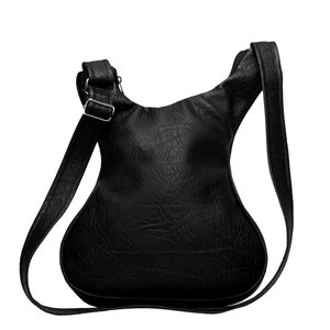 Music Gift Electric Guitar Bass Black Leather Bag, Custom Guitar ...