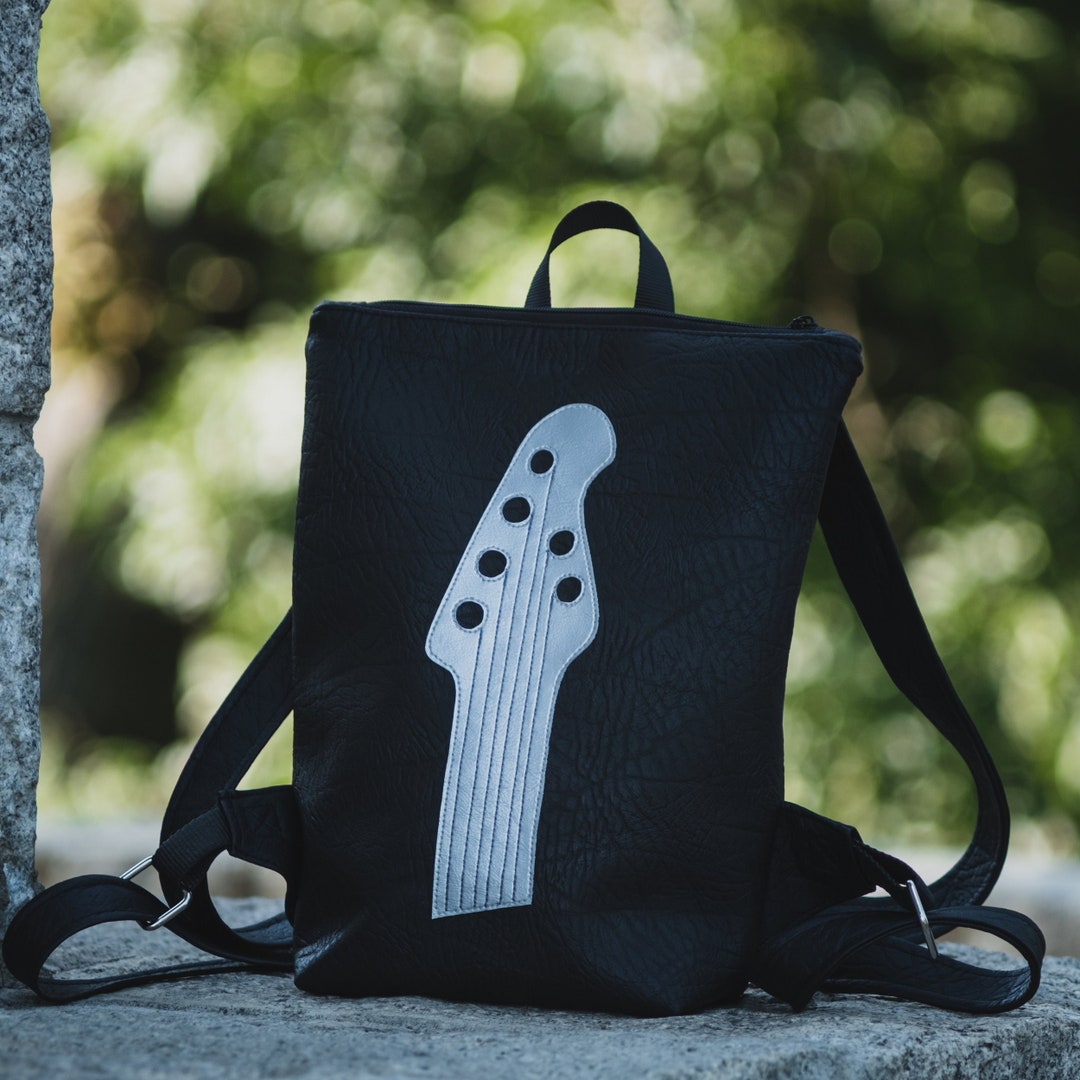 Leather Backpack, Faux Leather Backpack Purse, Gifts for Musicians ...