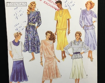 Simplicity Sewing Pattern 6734 Misses' Two Piece Dress - Etsy