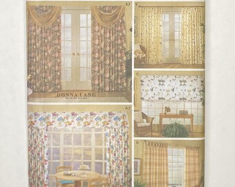 Simplicity 8963 Sewing Pattern for Window Treatments, Pouf Valances - Etsy