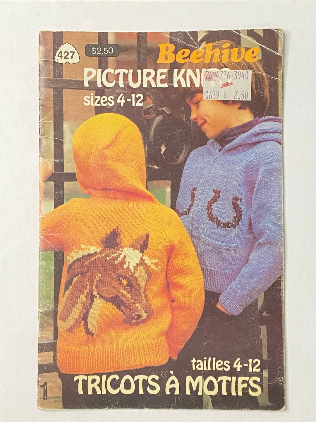Vintage Knitting Patterns, Patons Beehive Book 427, Picture Knits for ...