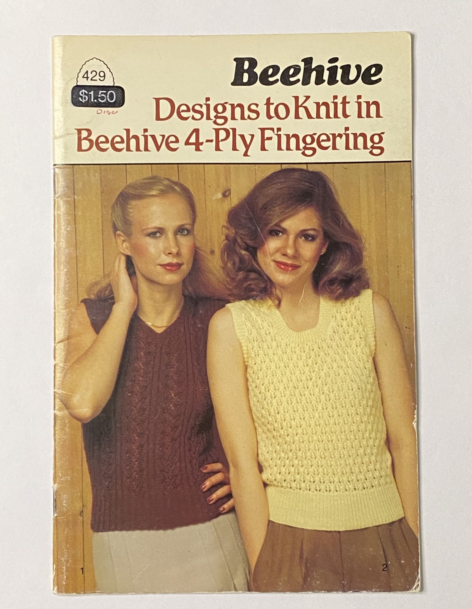 Patons Beehive 429 80's Knitting Pattern Book Designs to - Etsy Canada