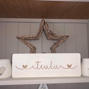 WELSH Sign CARTREF Home Decor Welsh Language Gifts Cwtch Croeseo Teulu ...