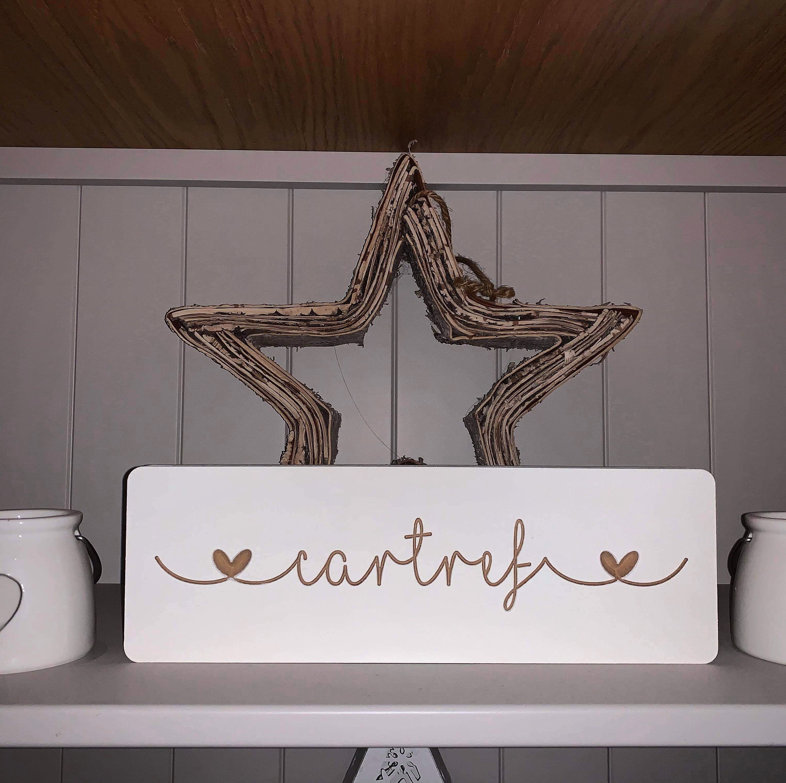 WELSH Sign CARTREF Home Decor Welsh Language Gifts Cwtch - Etsy UK