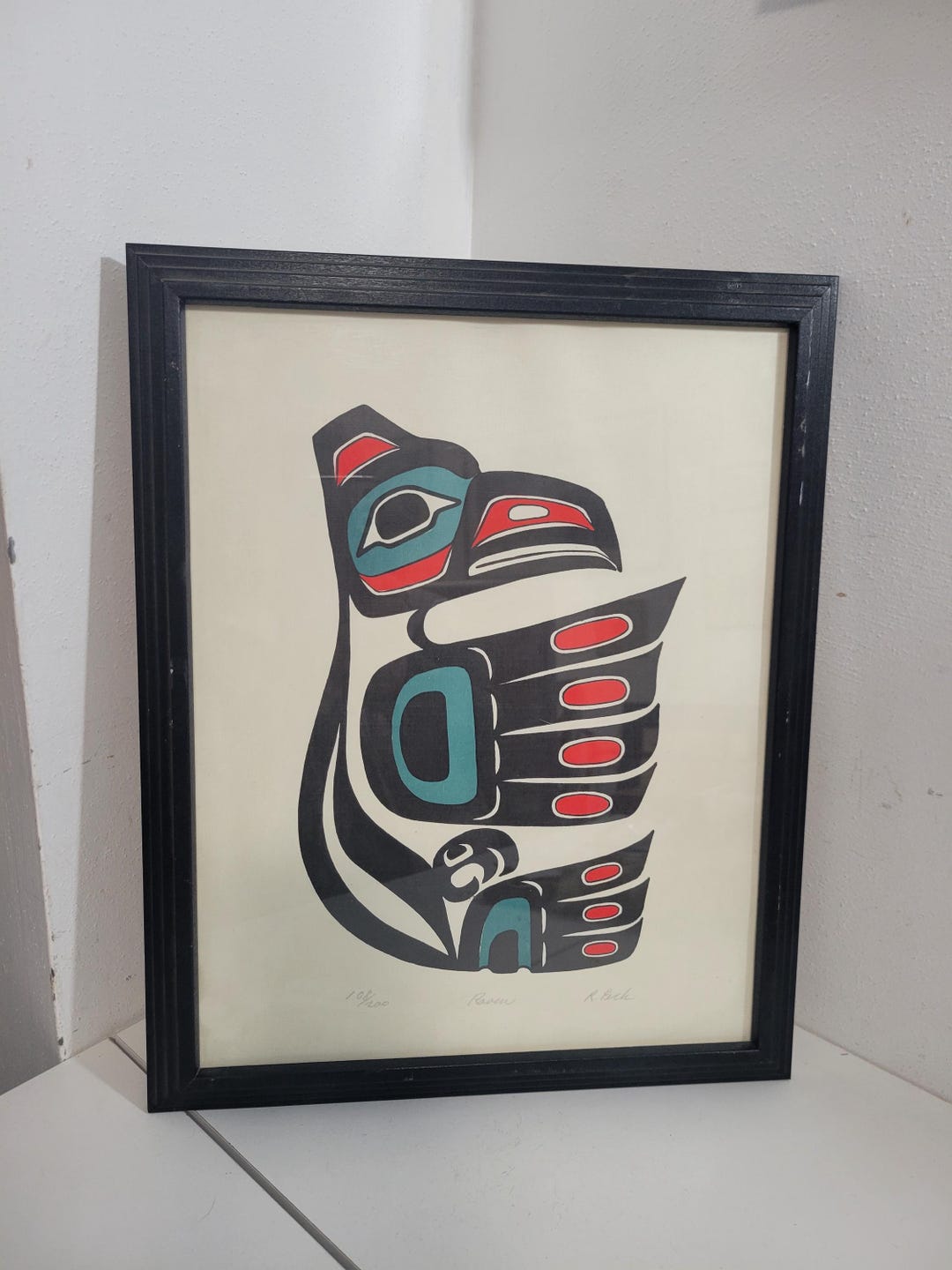Vintage Tlingit Alaskan Artist Raymond Peck Numbered Titled Raven - Etsy