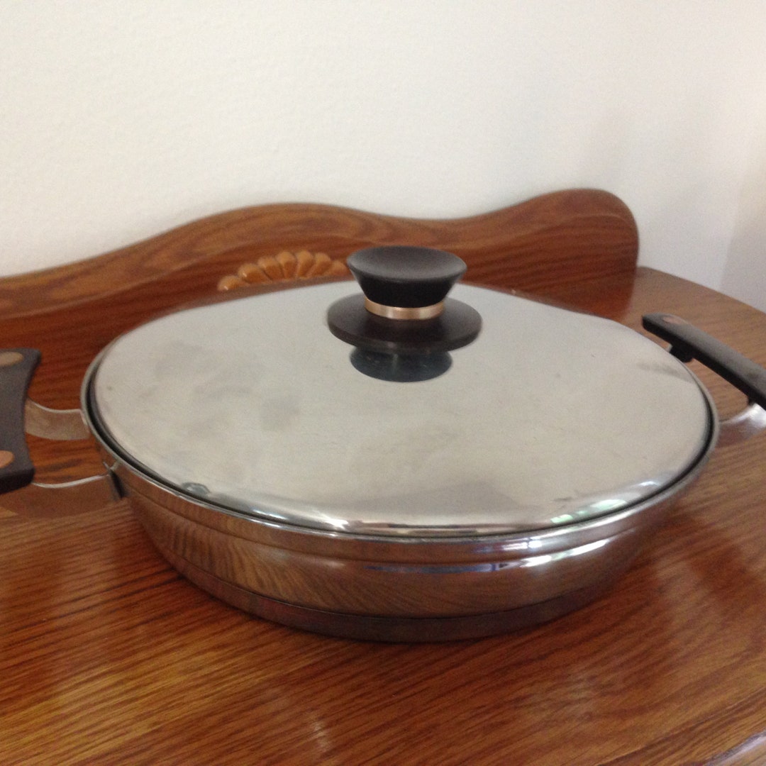 Vintage MCM Stainless Steel Copper Bottom Presto Pride - Etsy
