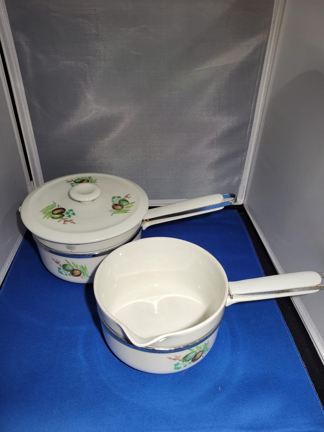 Aluminite Frugier French Havilland Pots -number 4 and 3 Limoges Large ...