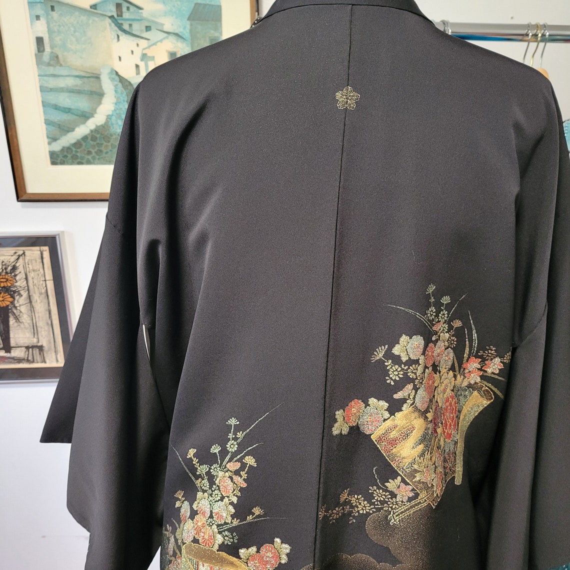Original Japanese Short Kimono for Evening Wear - Etsy