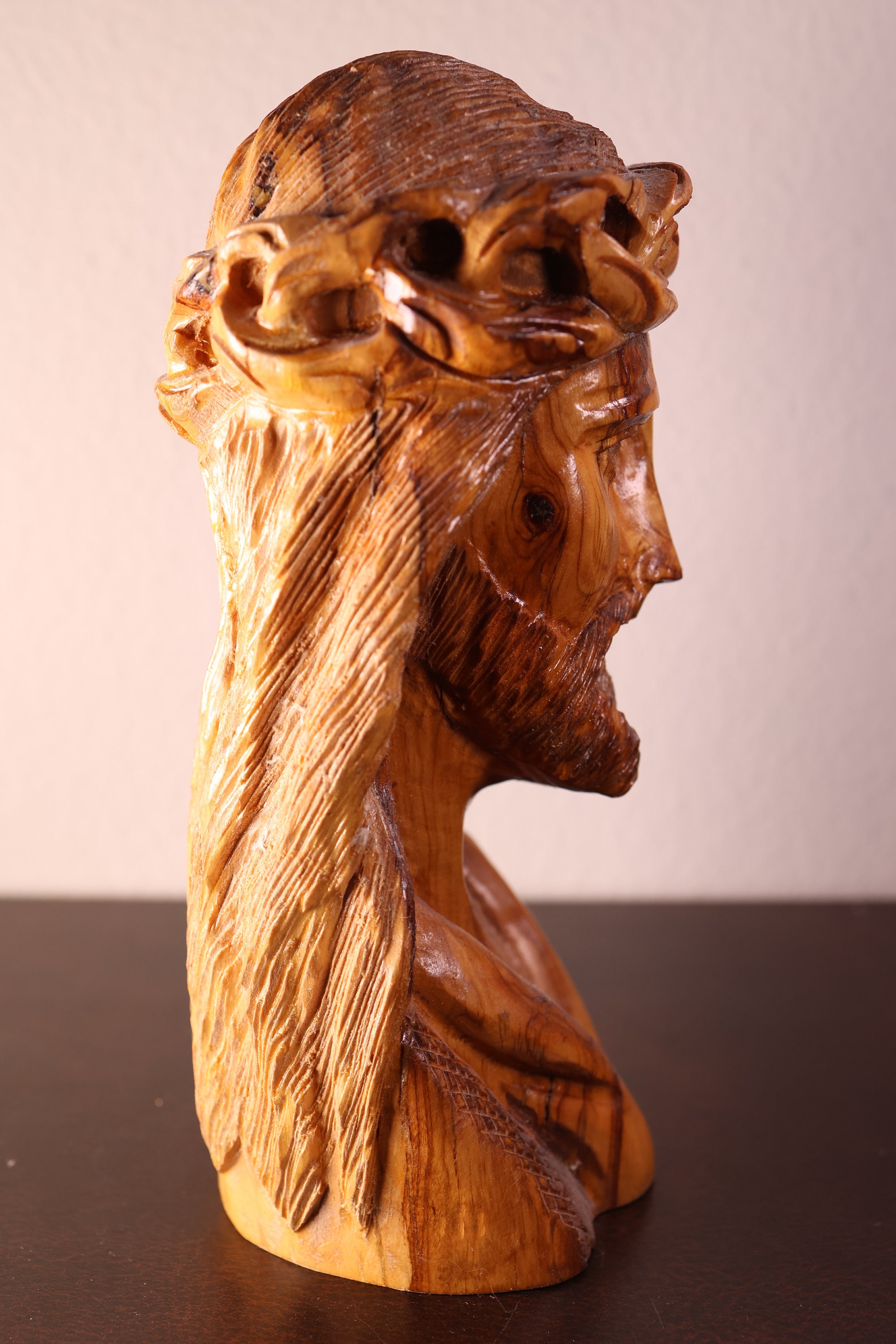 Vintage Carving of Jesus Christ in Wood - Etsy