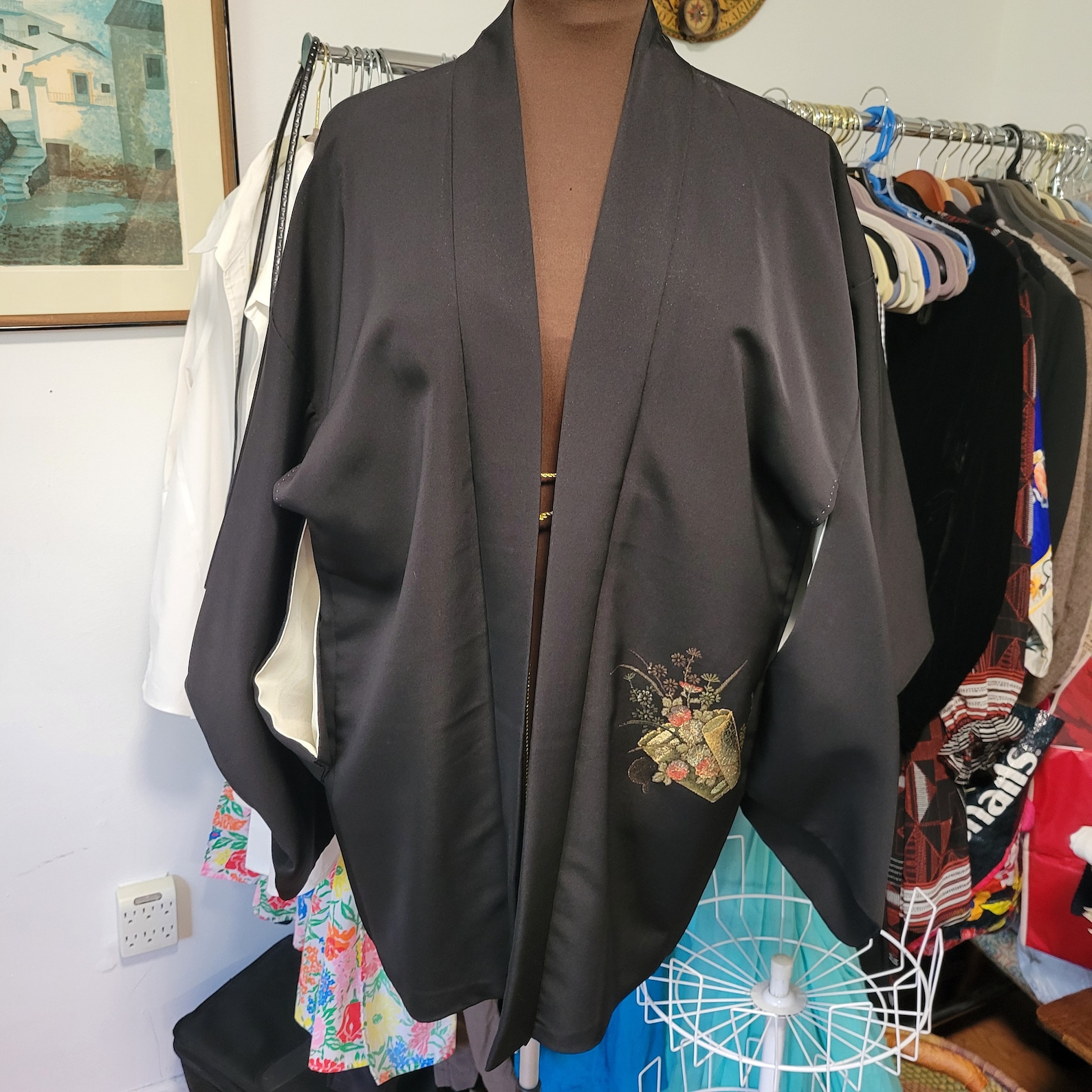 Original Japanese Short Kimono for Evening Wear - Etsy