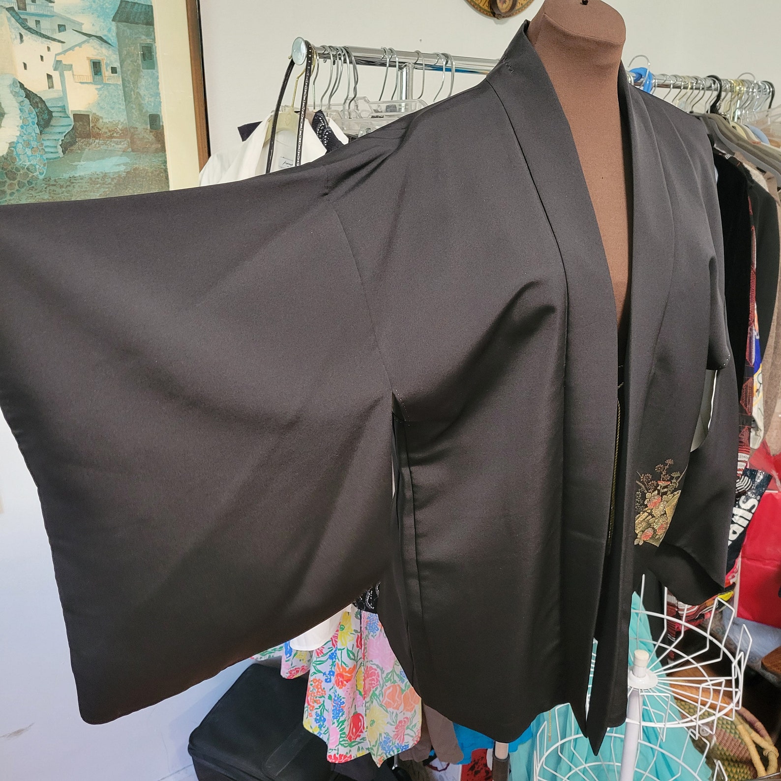 Original Japanese Short Kimono for Evening Wear - Etsy