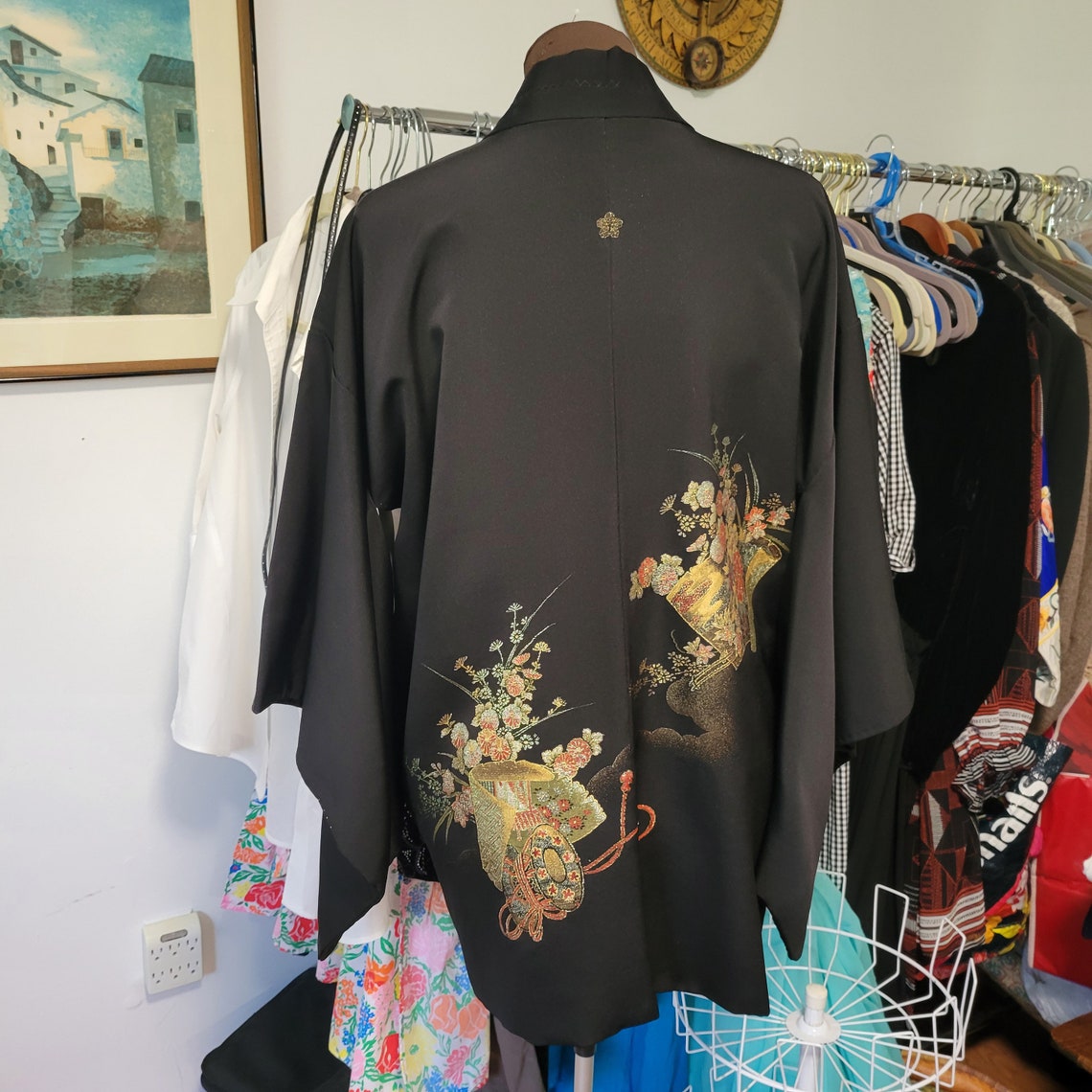 Original Japanese Short Kimono for Evening Wear - Etsy