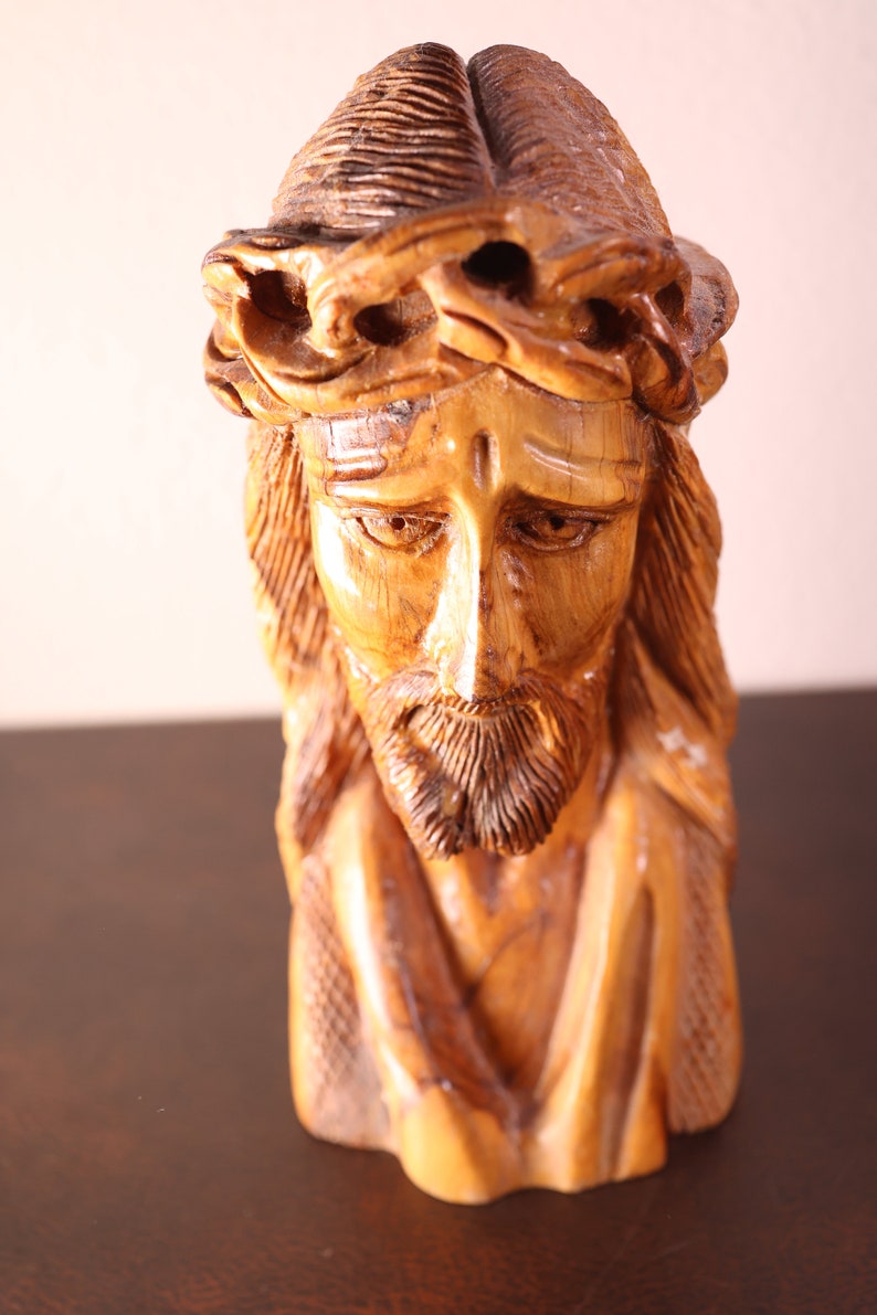Vintage Carving of Jesus Christ in Wood - Etsy