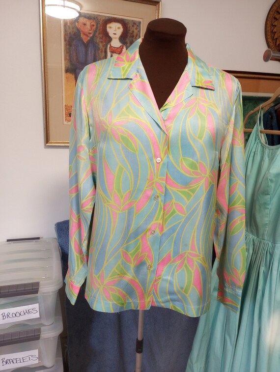 Vintage 60s groovy shirt - Gem
