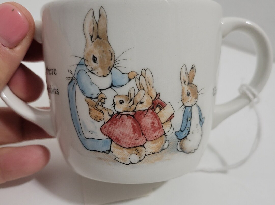 Vintage Wedgwood Peter Rabbit Double Handle Cup - Etsy
