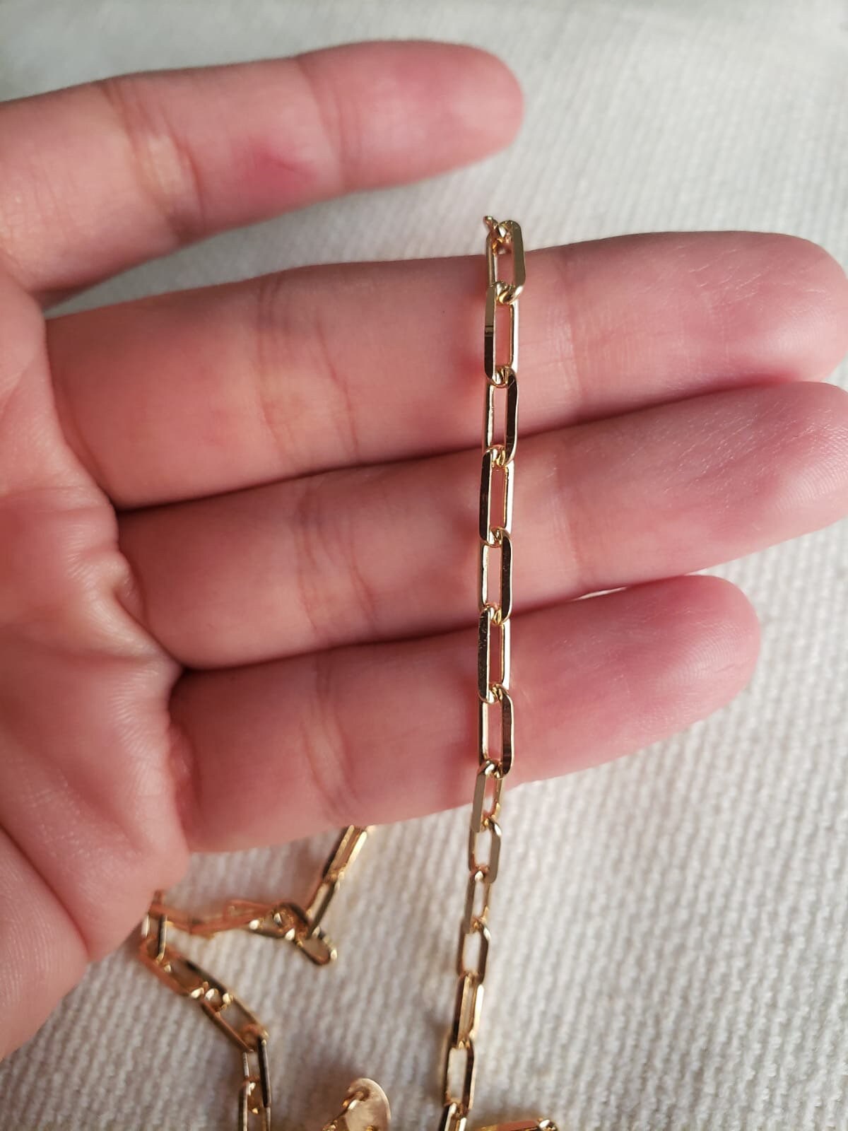 18k Gold filled Link Chain Necklace 18kt Gold filled Choker | Etsy