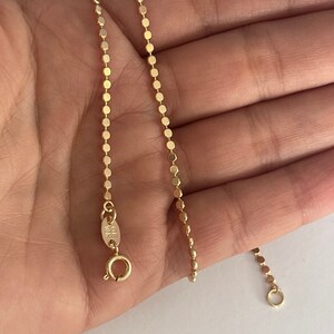 Gold Flat Beaded Choker Necklace, 18 K Layering Necklace, Beads ...