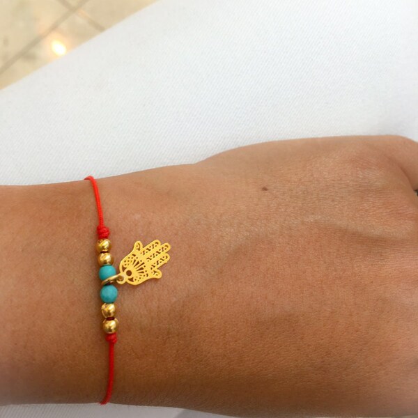 Hamsa Bracelet - Etsy