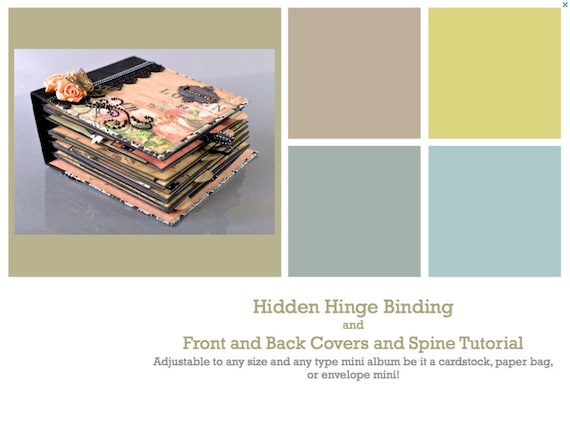 Hinge Binding and Cover TUTORIAL | Etsy Australia