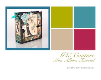 Graphic 45 an Eerie Tale Mini Album TUTORIAL | Etsy