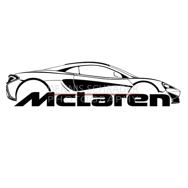 Car svg eps png jpg Mclaren 570S svg Illustration Car Vector | Etsy