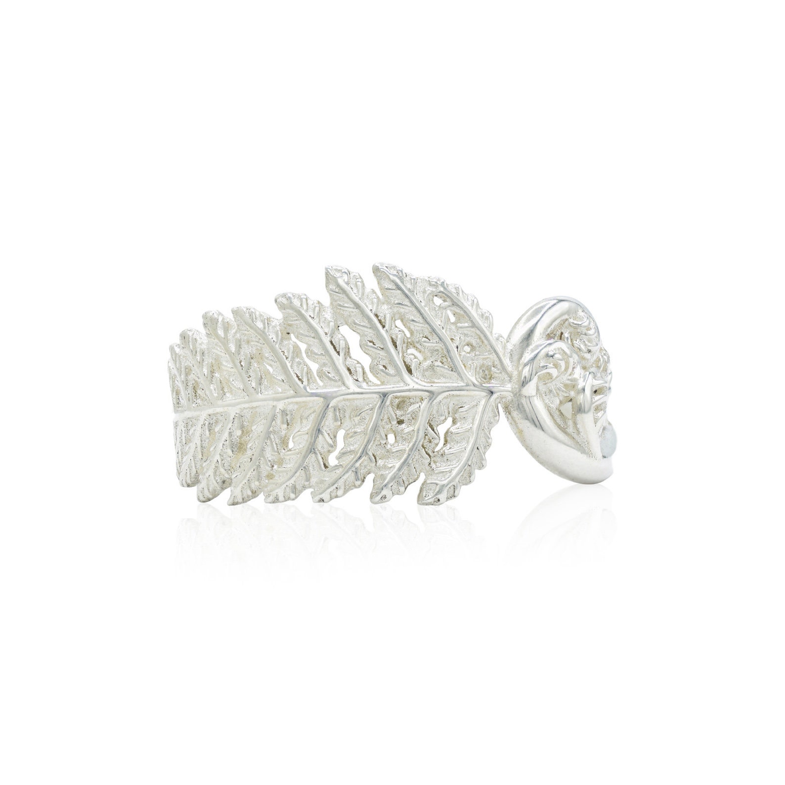 Silver Fern Ring Plant Jewelry Botanical Ring Design Gold - Etsy