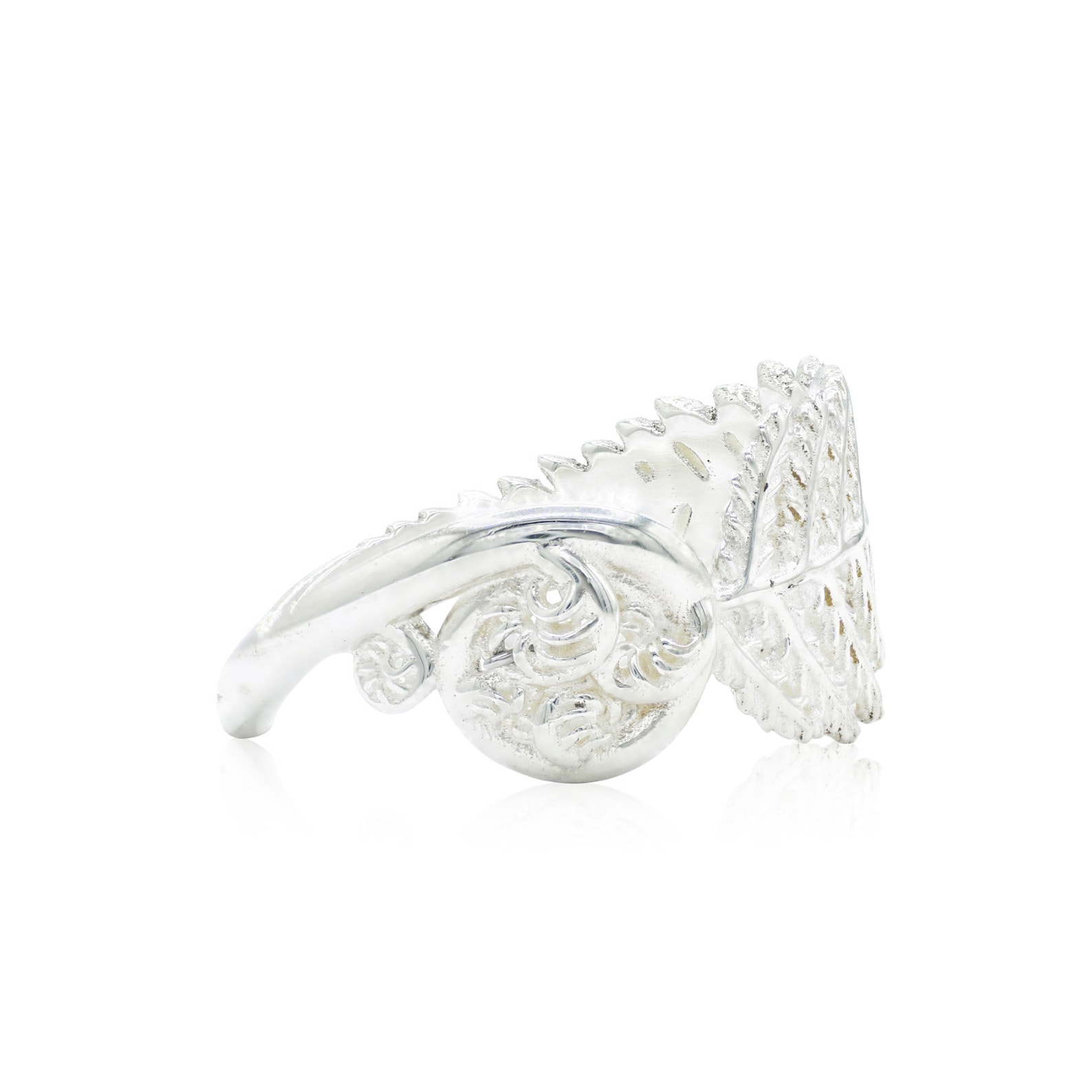 Silver Fern Ring Plant Jewelry Botanical Ring Design Gold - Etsy