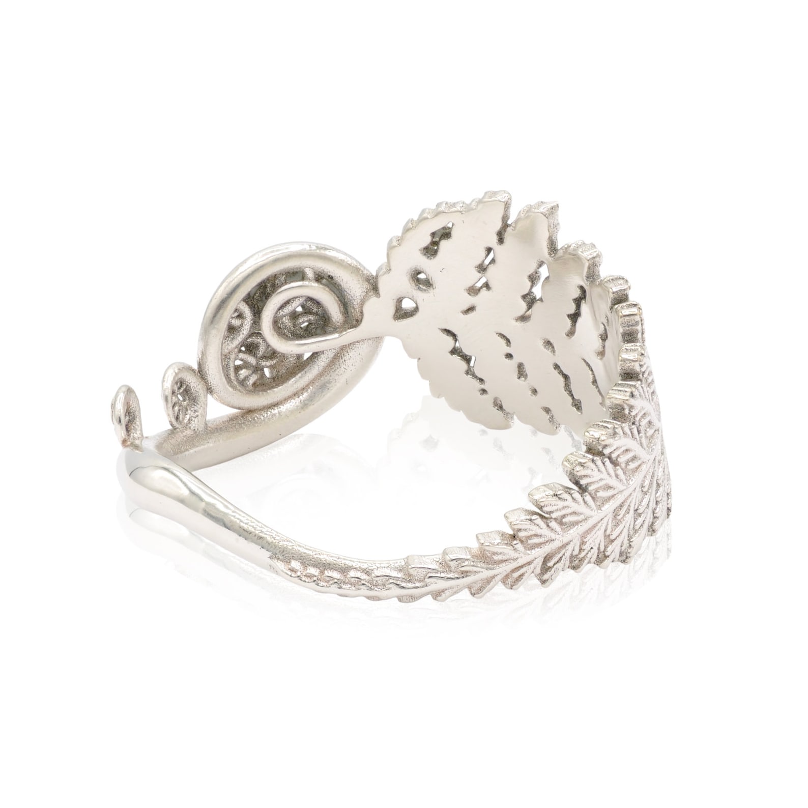 Silver Fern Ring Plant Jewelry Botanical Ring Design Gold - Etsy