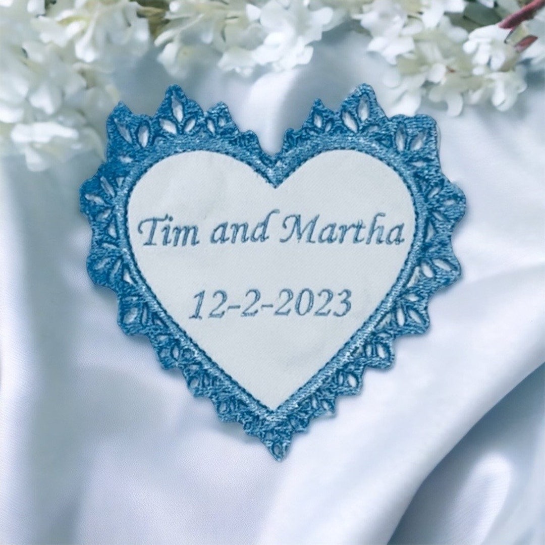 Personalized Dress Patch, Custom Patch Label, Wedding Gown Label ...