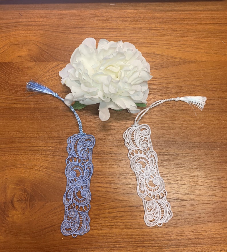 Lace Bookmarks Bible Bookmark Something Blue Gift Wedding - Etsy